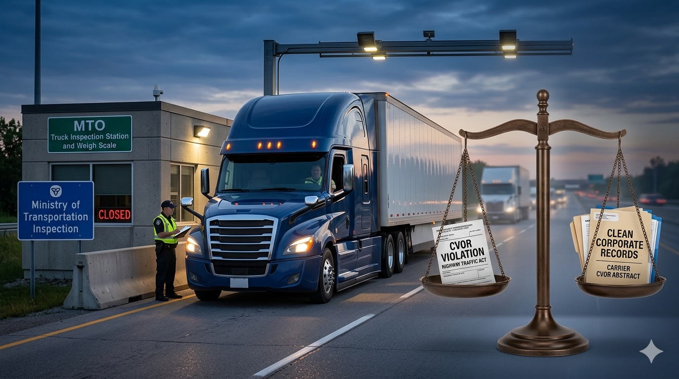 Can a Commercial Vehicle Ticket Affect Your CVOR Record?